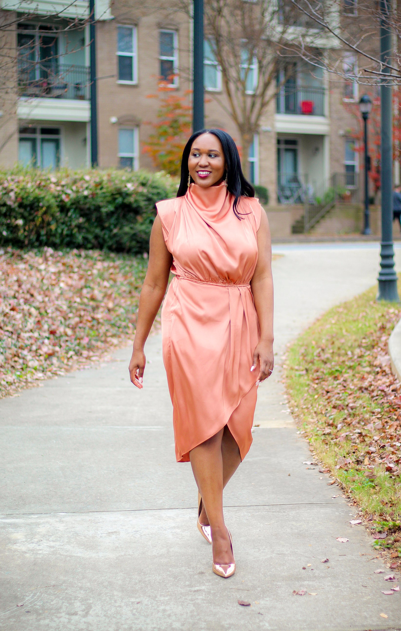 Hazel High Neck Dress – One Stylish Lady